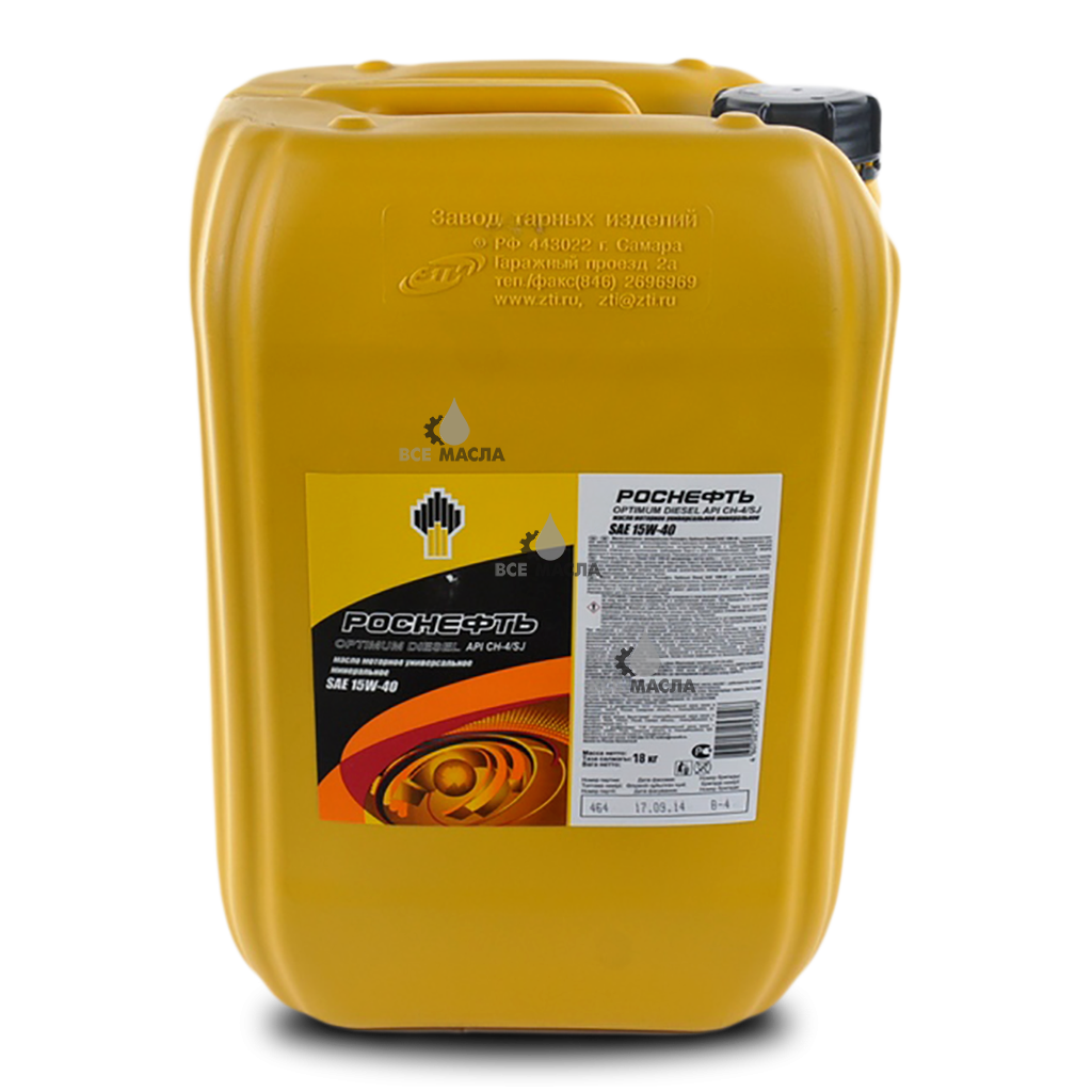 Купить моторное масло Роснефть Optimum Diesel CH-4/SJ 15W-40 в СПб