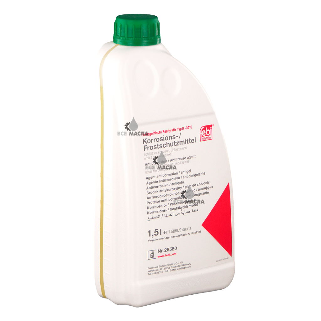 Купить охлаждающую жидкость Febi 26580 Antifreeze Type D в СПб